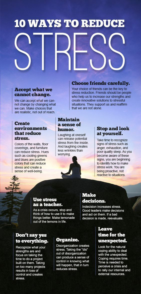 10 Ways To Reduce Stress